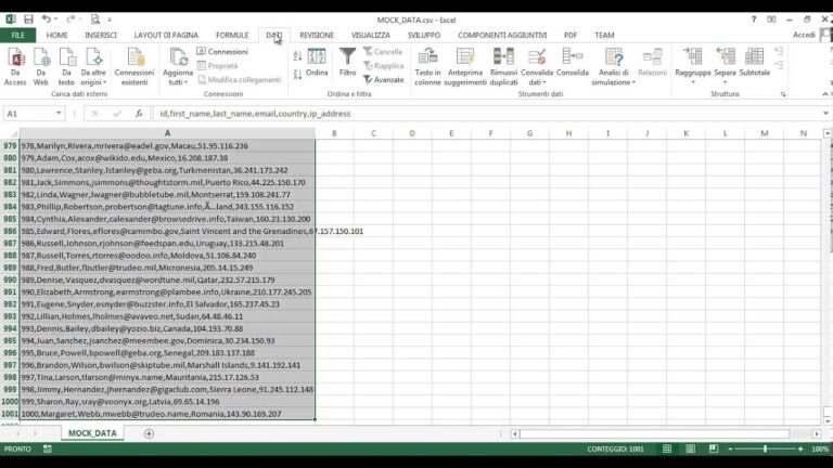 Convertire file excel in csv con virgola | Aggiornato Agosto 2025
