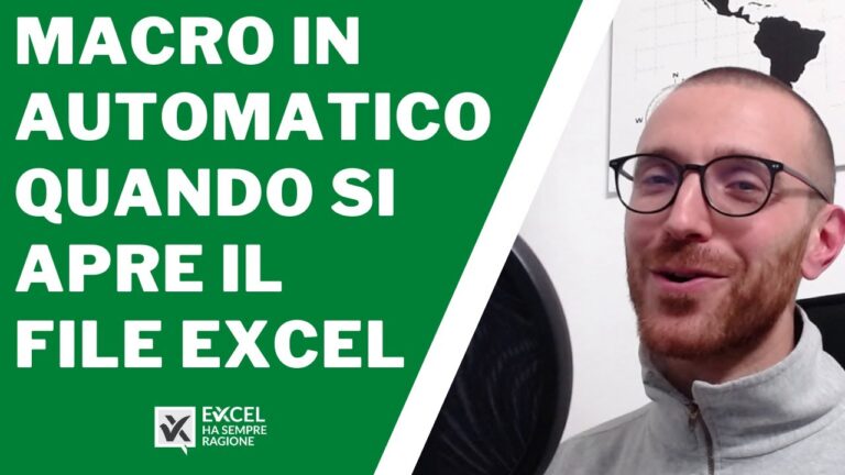 Eseguire macro excel in automatico | Aggiornato Dicembre 2025