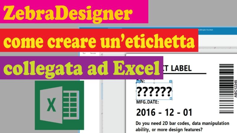 Creare etichette da file excel | Aggiornato Novembre 2025